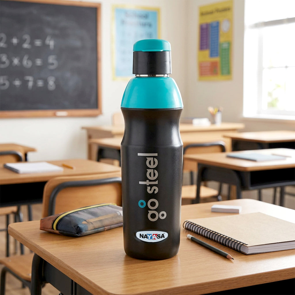 Go Steel, Insulated Water Bottles with Steel Inner – Nayasa