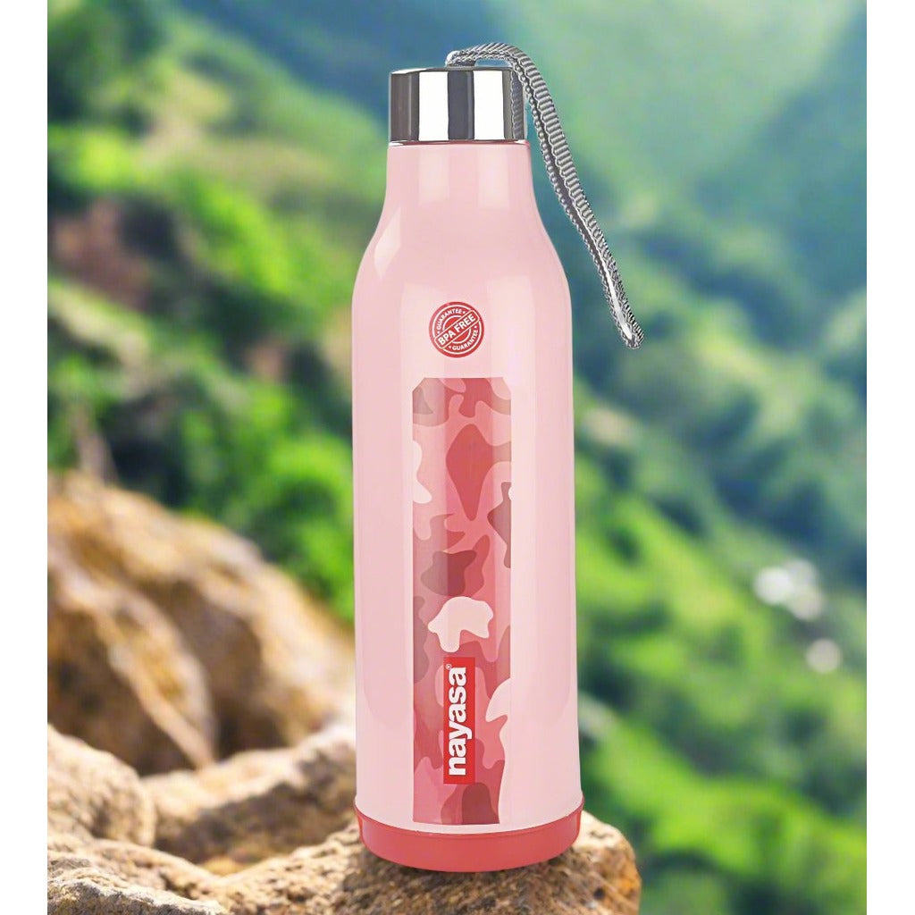 Whip Water Bottle, Plastic Innner – Nayasa
